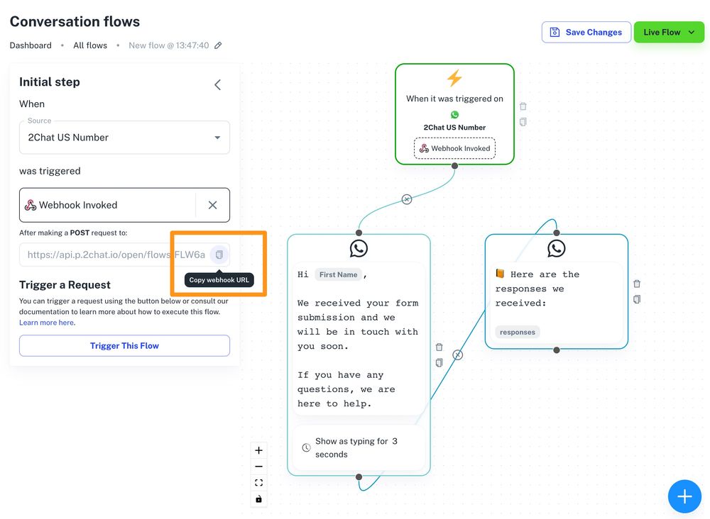 How to send a WhatsApp message for each Google Form response